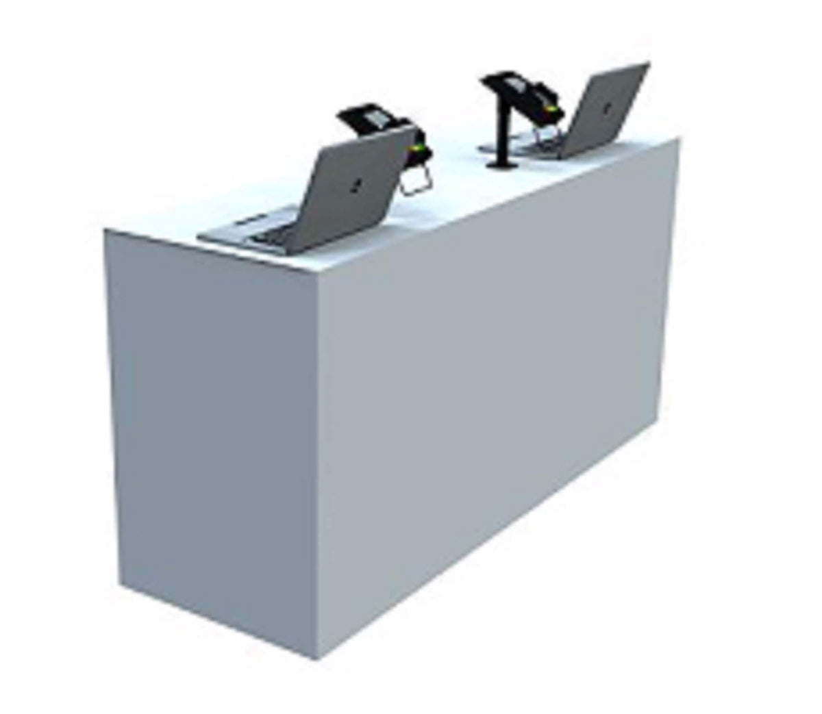 Uno Standing height reception desk – DFS Designs